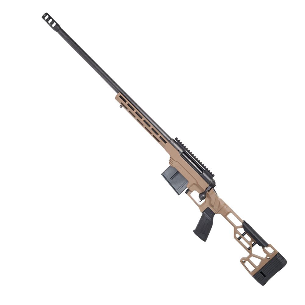 Bullseye North | Savage 110 Precision LEFT HAND .300 Win Mag Bolt Action Rifle, 24" Barrel FDE Stock