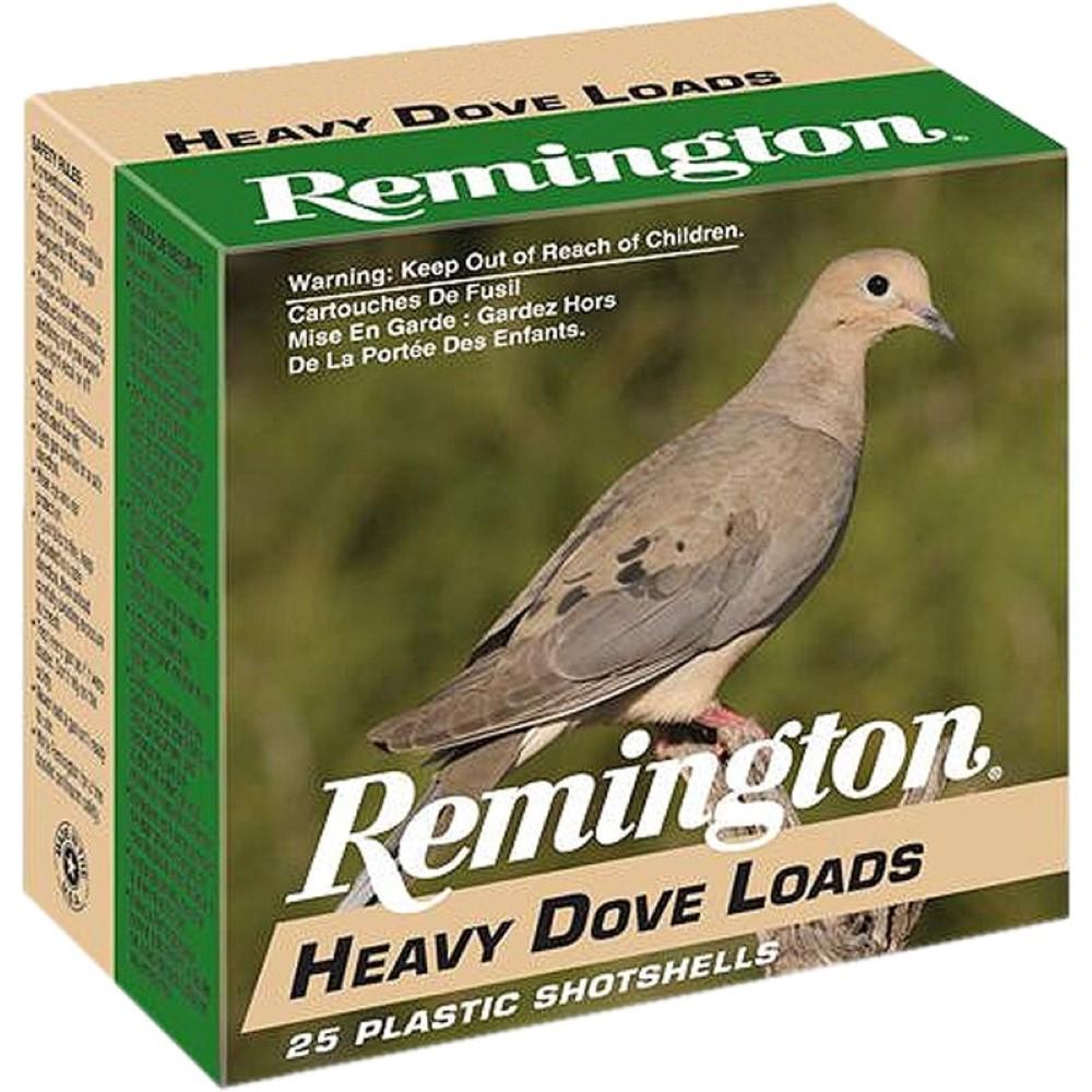 Bullseye North | Remington Heavy Dove Loads 12 Gauge Ammo, 25 Rounds, 2 ...