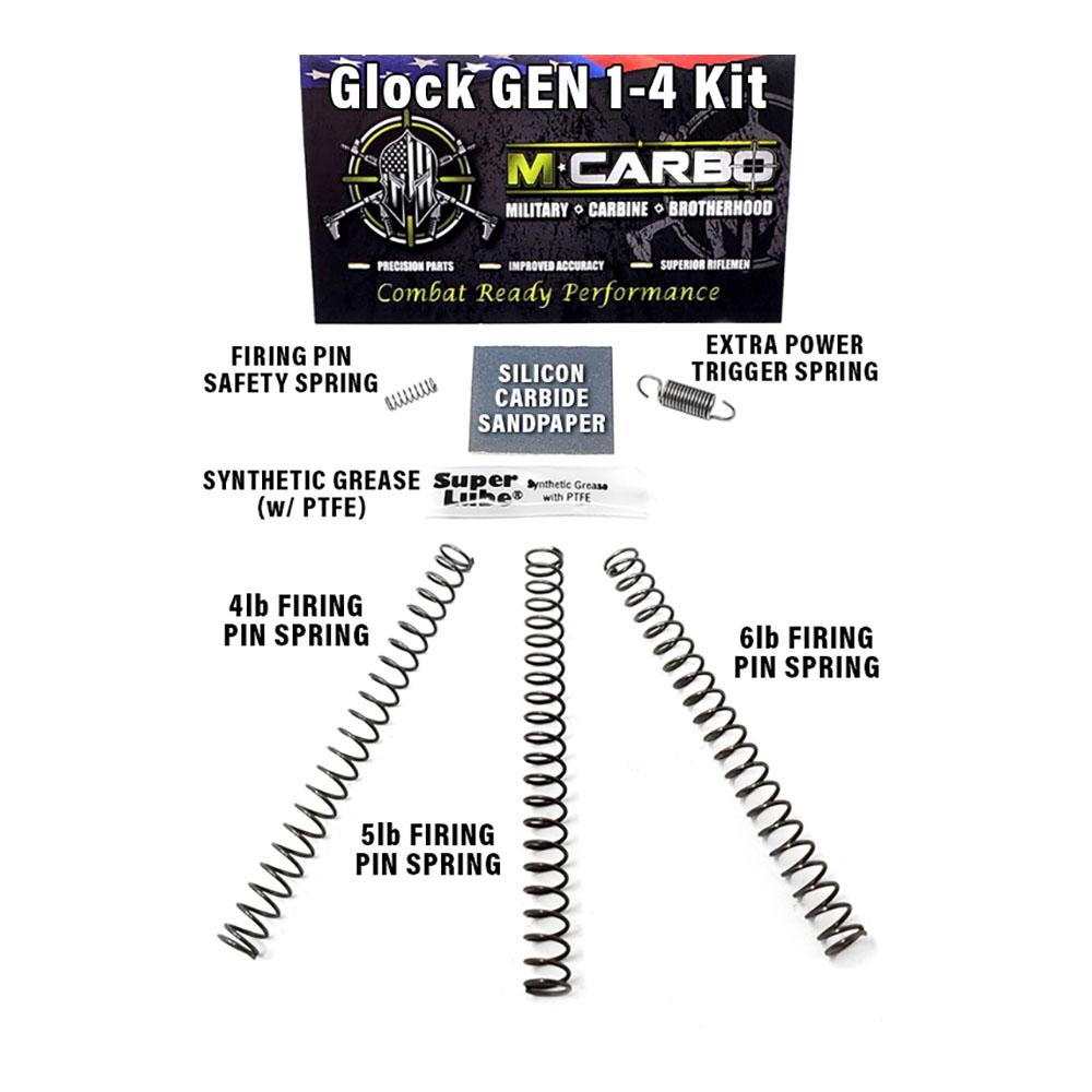 Bullseye North | Mcarbo Glock Gen 1-4 Trigger Spring Kit