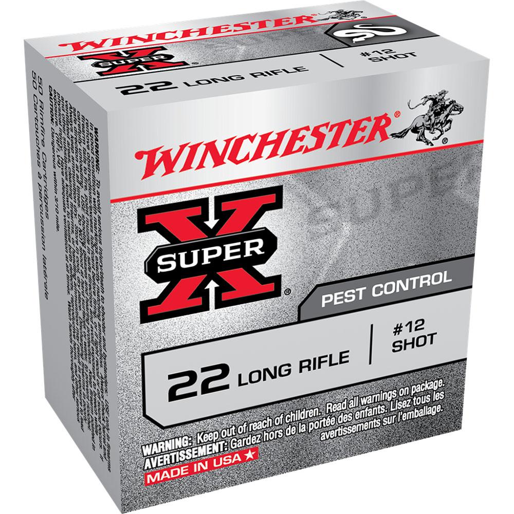 Bullseye North | Winchester Super-X .22LR #12 Rat Shot, Box of 50