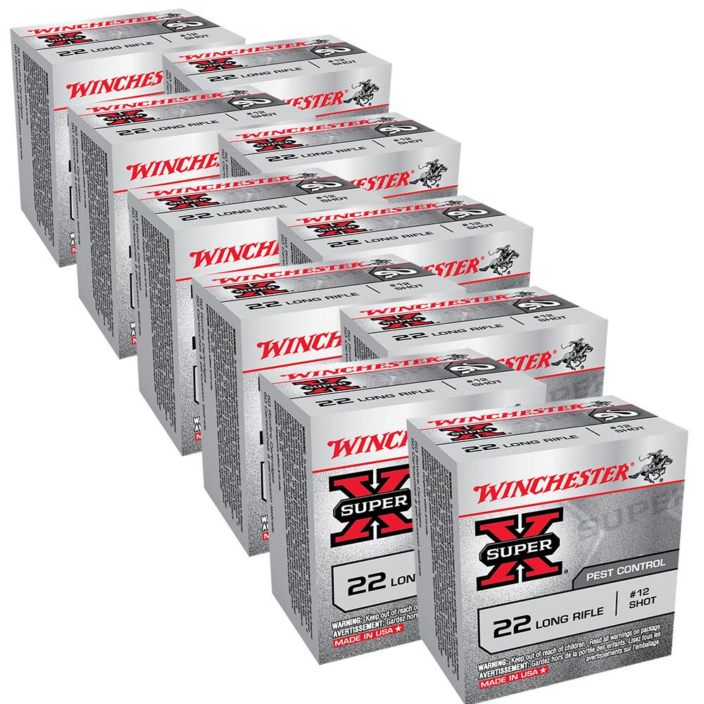 Bullseye North | Winchester Super-X .22LR #12 Rat Shot Case Of 100 ...
