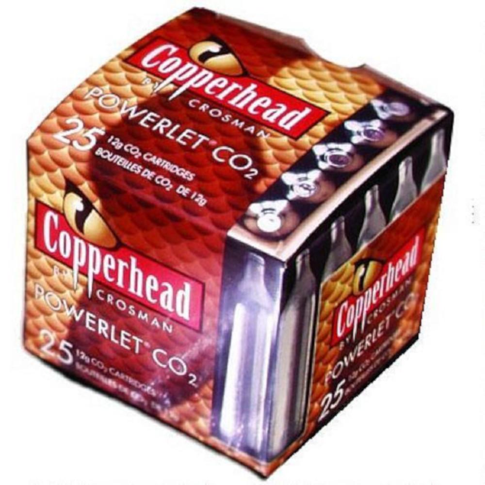 Bullseye North | Crosman Copperhead CO2 Cartridge Powerlets Stainless ...