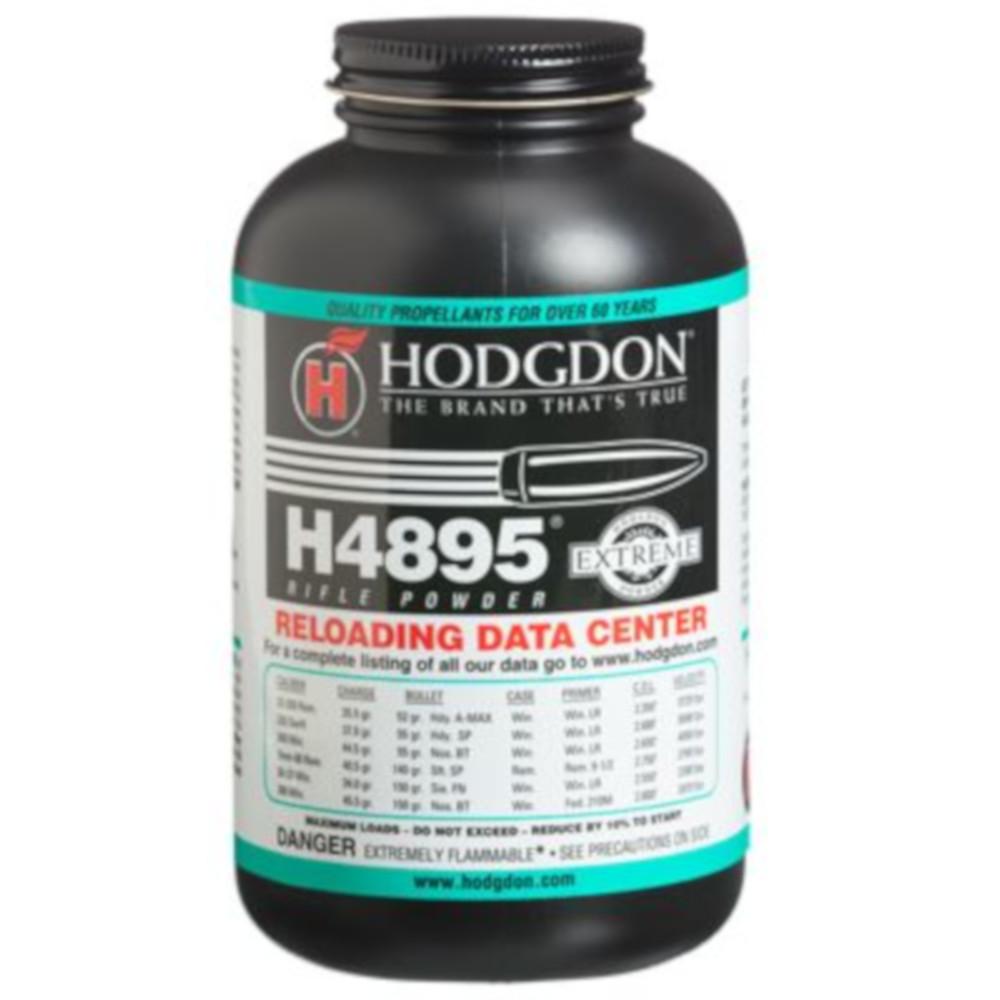 Bullseye North | Hodgdon H4895 Smokeless Rifle Powder - 1lb Container