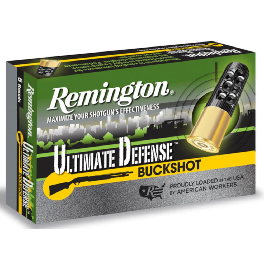 Remington Ultimate Defense Buckshot Ammo 12 Gauge 3 Remington Ultimate Defense Buckshot Ammo 12 Gauge 3
