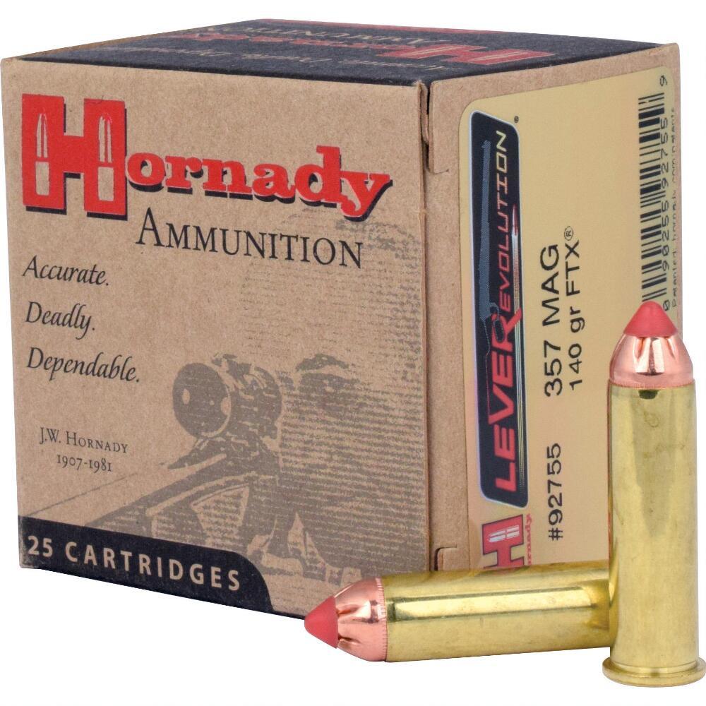 Bullseye North | Hornady LEVERevolution Ammo 357 Magnum 140gr Flex Tip ...
