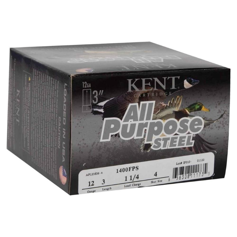 Bullseye North | Kent All Purpose Steel 12 Gauge 3" #4 1-1/4oz ...