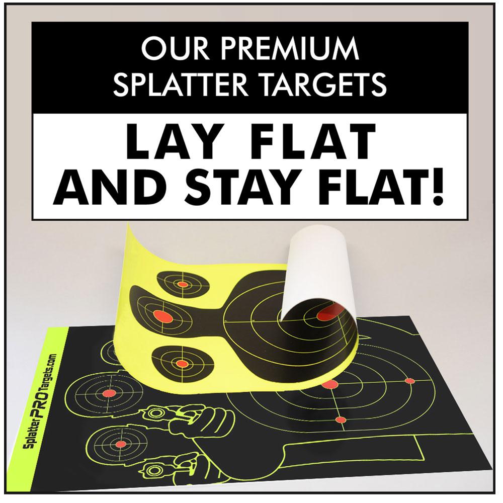 Bullseye North | Splatter Pro Targets 12" X 18" 9 Up Bullseye ...