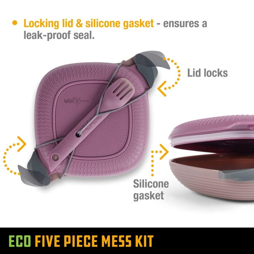 Bullseye North | UCO 5-piece Mess Kit, Plum Purple