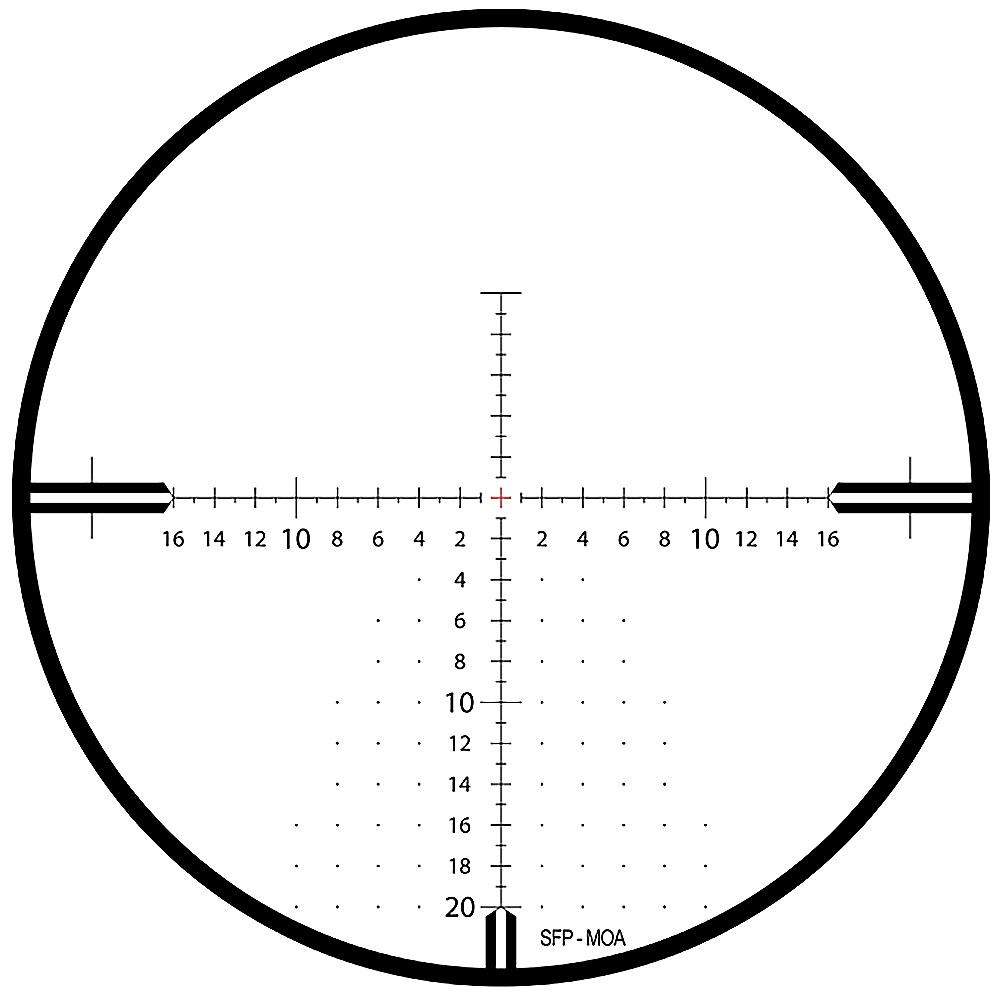 Bullseye North | ZEISS Conquest V4 6-24x50 ZMOAi-T20 | Reticle 65 SFP ...