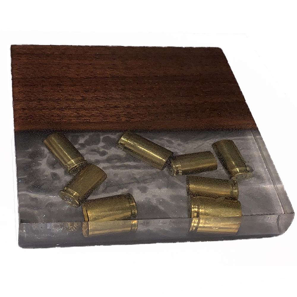 Bullseye North | Luxury Epoxy Ammunition Coasters (set of 4)