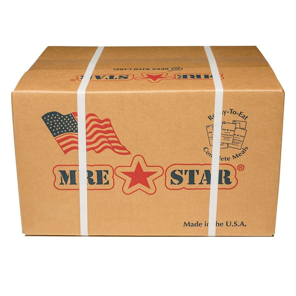 Bullseye North | MRE Star MRE Pack Full Case, 12 Meals w/ Heaters - Menu A