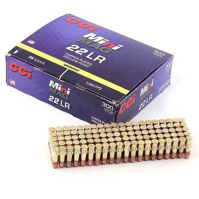 Bullseye North | CCI Varmint Rimfire Ammo Mini-Mag, 22 LR, 300 Rounds ...